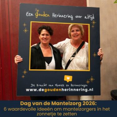 Dag van de mantelzorg 2026: tips voor een bijzondere invulling.
